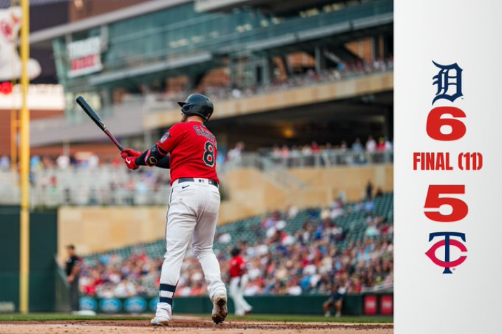 Game Score: Tigers 6, Twins 5 - Twins - Twins Daily