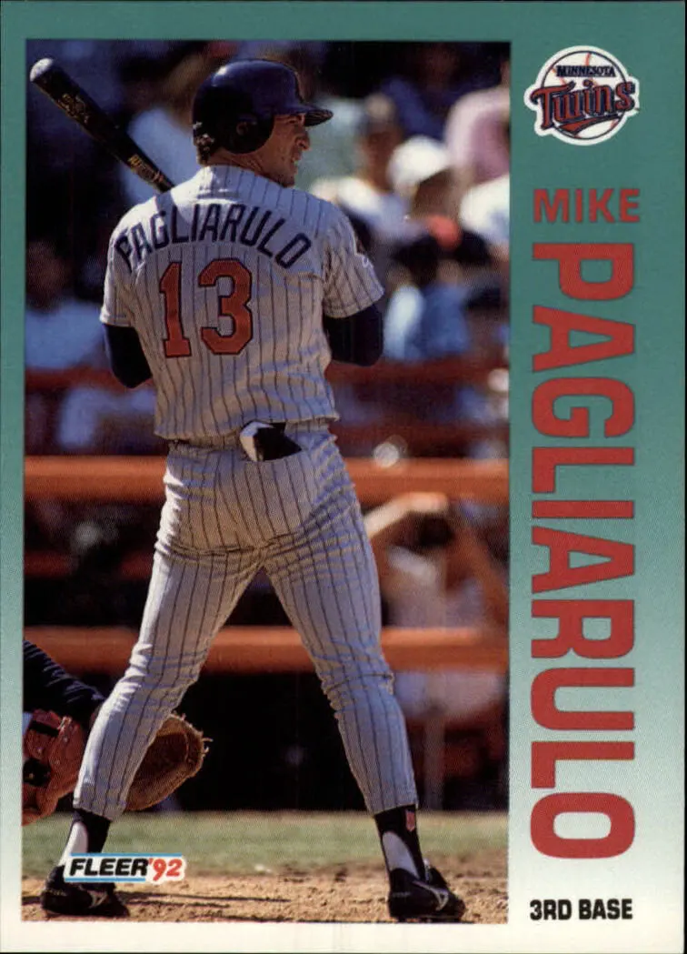 Mike Pagliarulo - The Minnesota Twins Players Project - Twins Daily