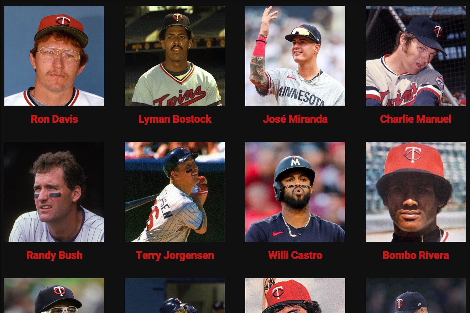 The Minnesota Twins Players Project: Willians Astudillo, Jose Miranda ...